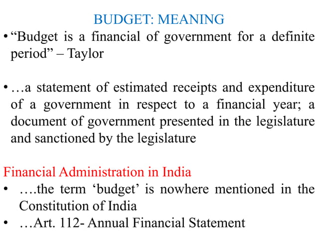 BUDGET MEANING.ppt