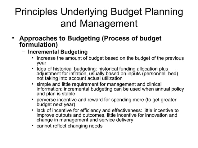 Budget planning and management | PPT | Business Accounting & Finance ...