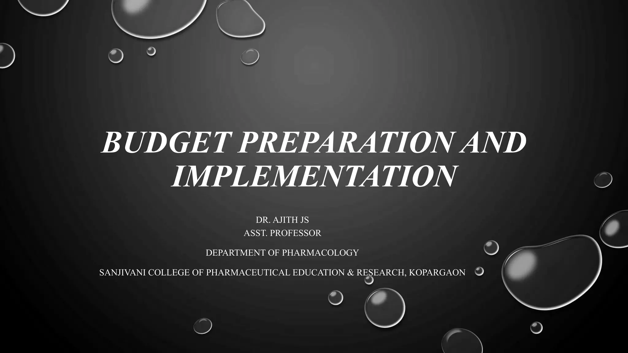 Budget Preparation and Implementation .pptx