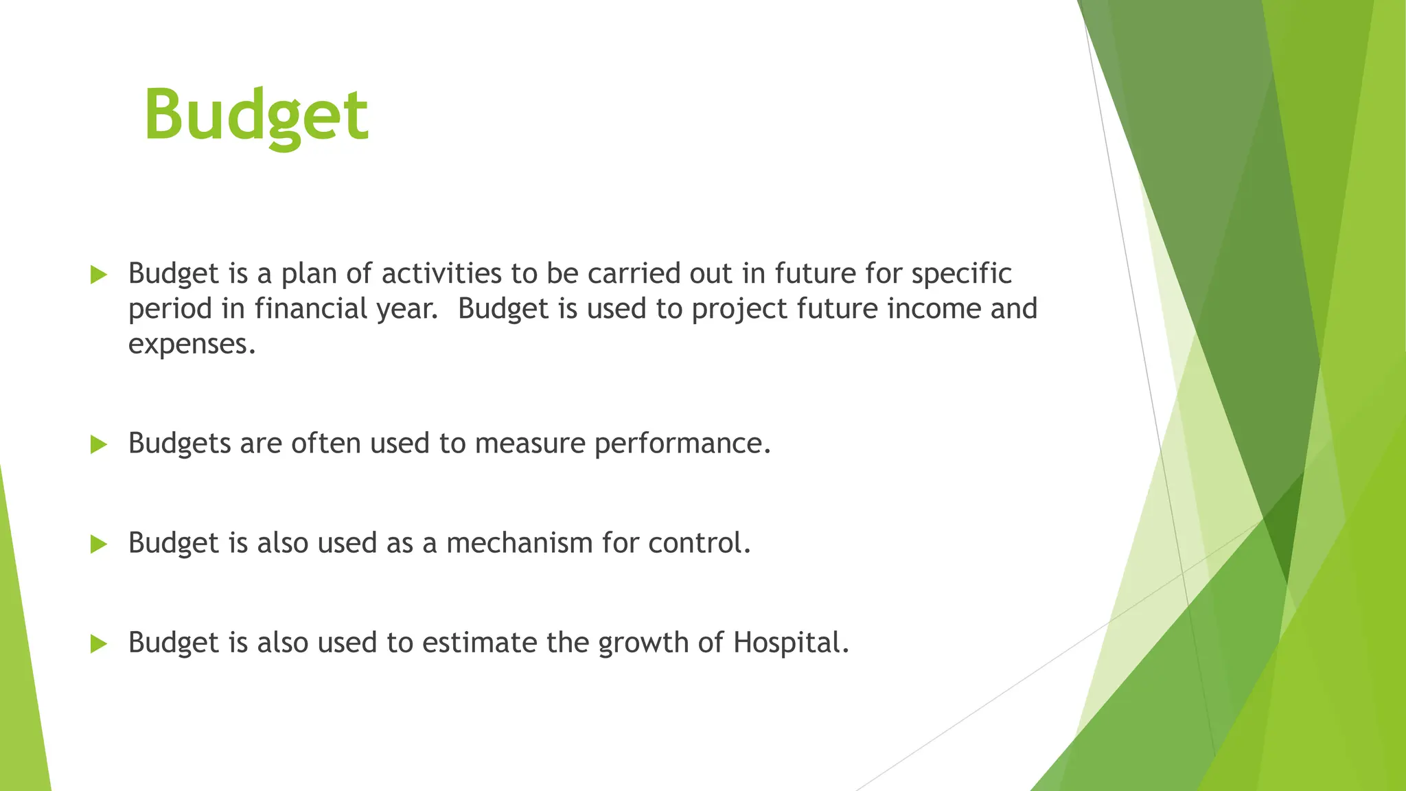 Budget preparation and Implementation in Hospital.pptx