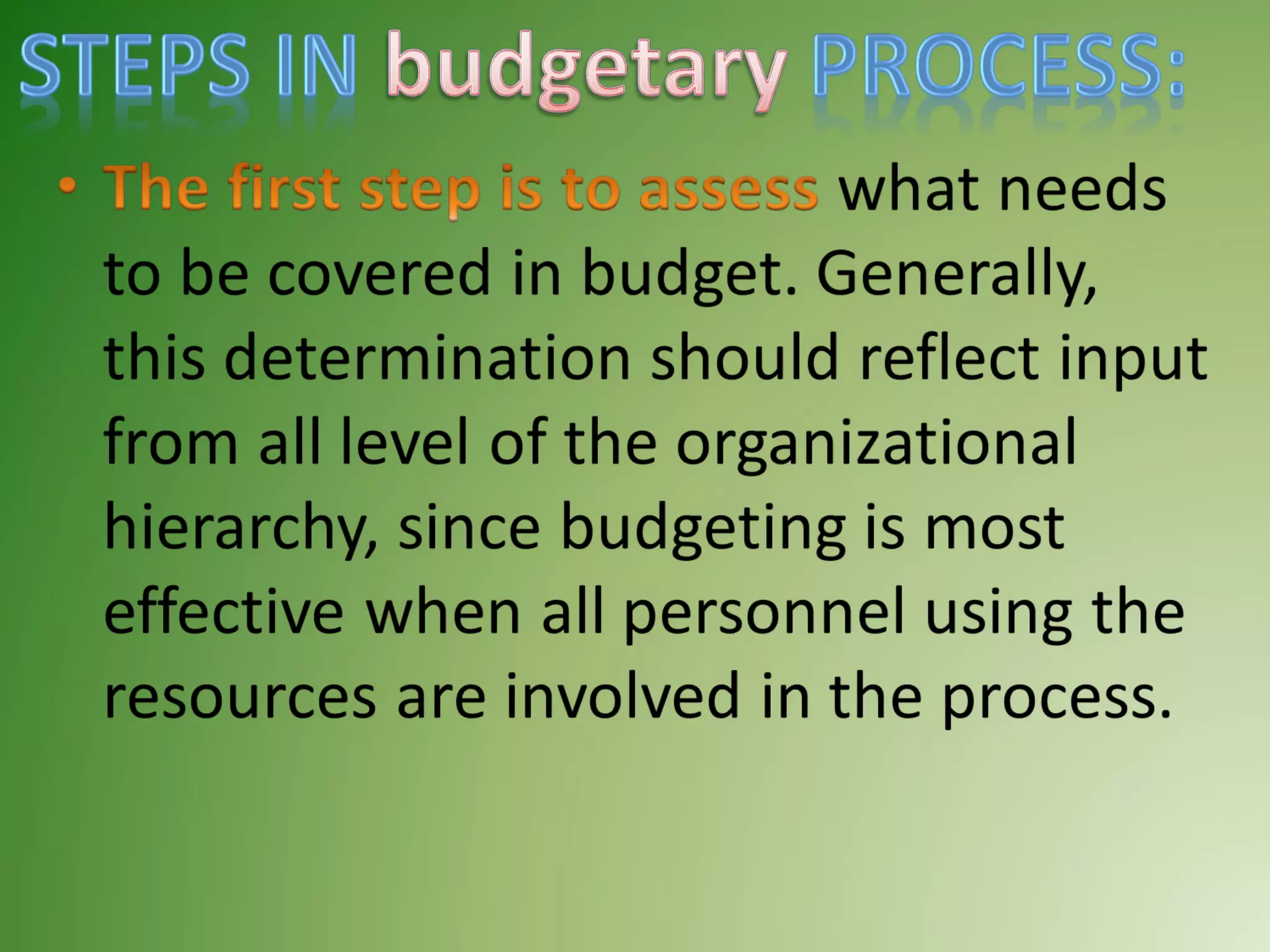 Budget process | PPT