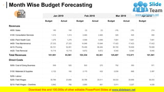 Budget Projection PowerPoint Presentation Slides | PDF