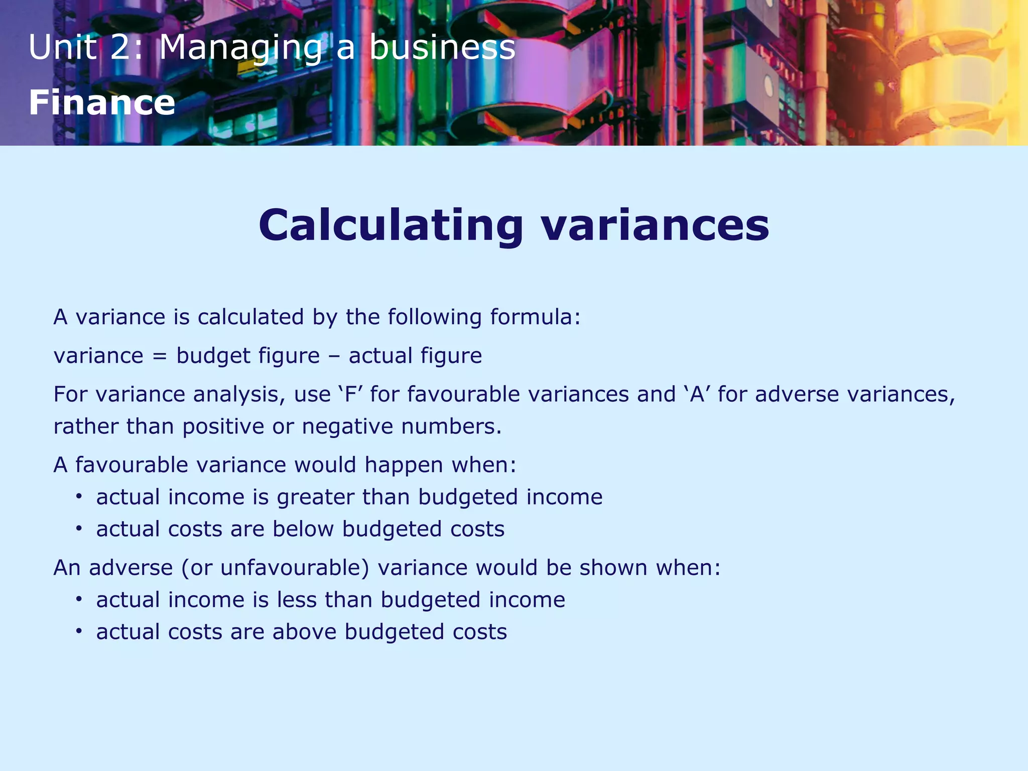 Budgets | PPT