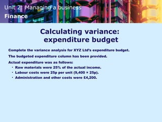 Budgets | PPT