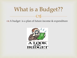 Budgets & household income | PPTX