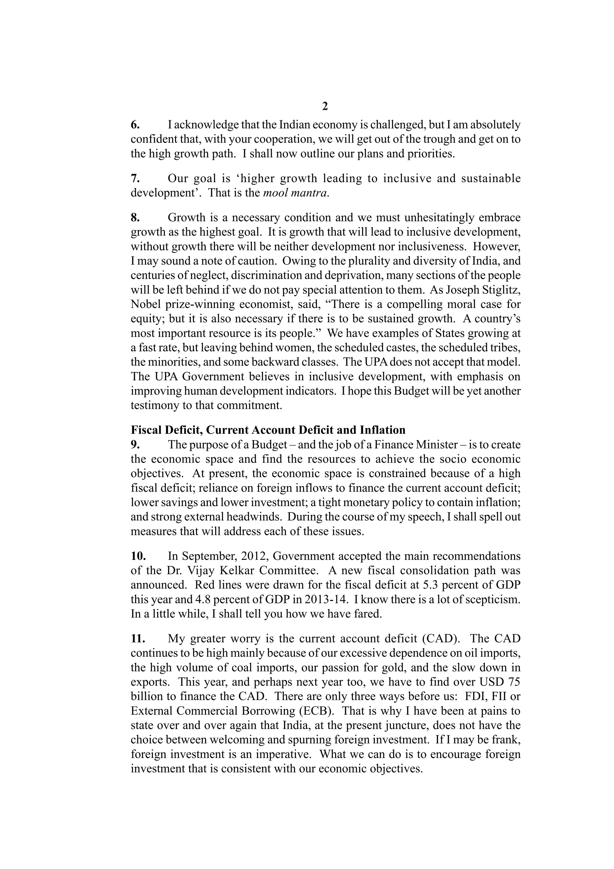 Budget speech | PDF | Business Accounting & Finance | Business