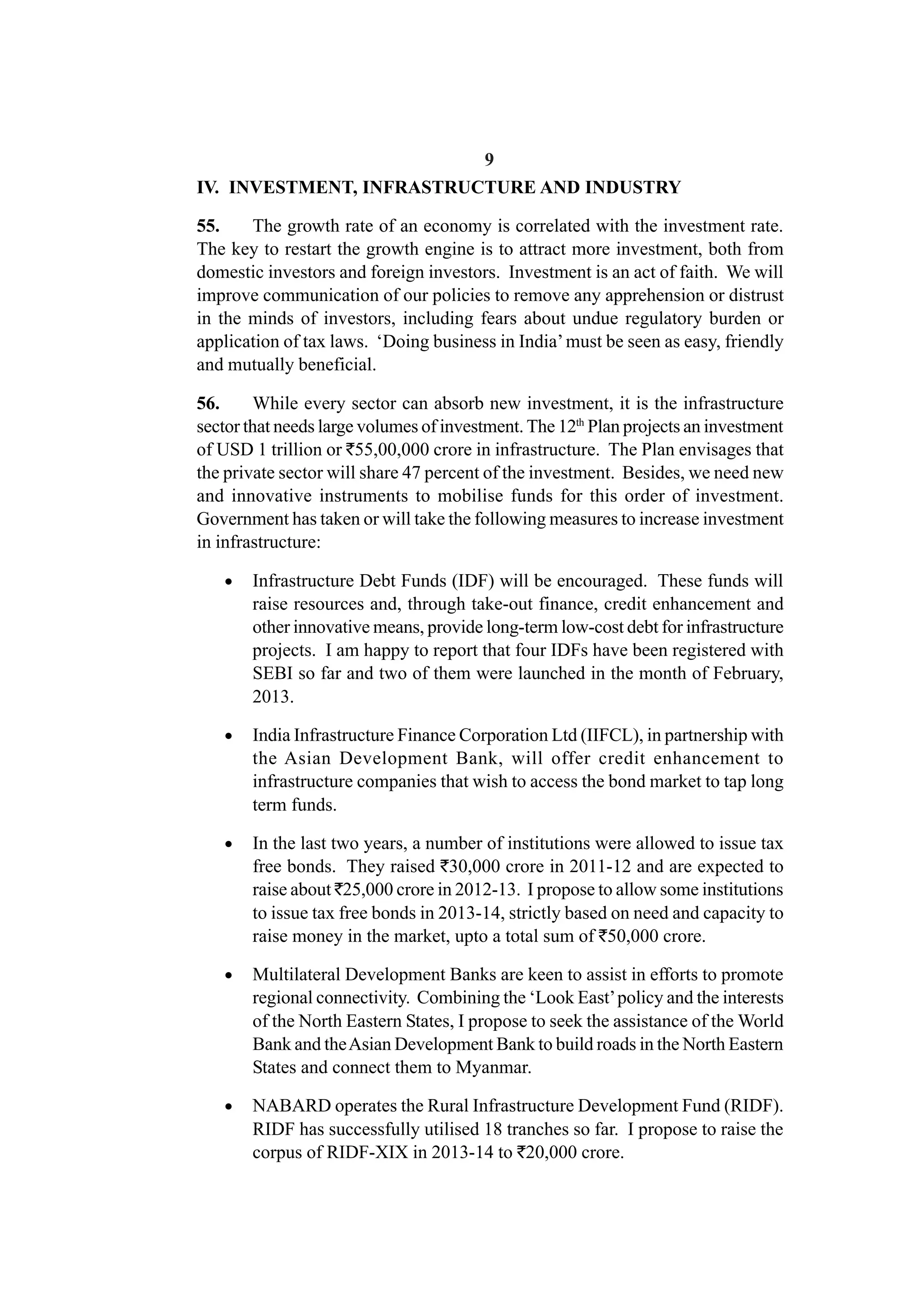 Budget speech | PDF | Business Accounting & Finance | Business