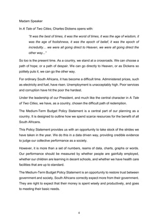 Budget Speech 2018 | PDF | Business Accounting & Finance | Business