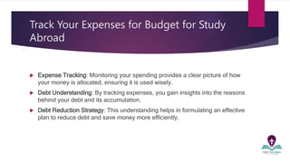 Study Abroad Budget Plans | PPTX