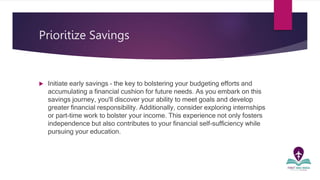 Study Abroad Budget Plans | PPTX