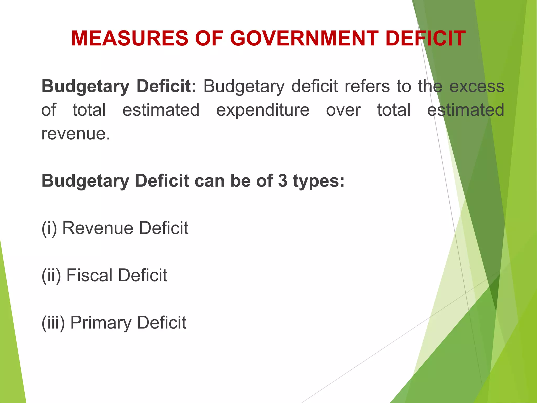 BUDGET & THE ECONOMY.ppt