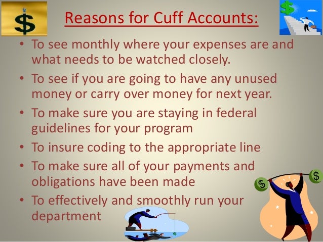 Budget to Actual Cuff Account