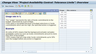 Budget Tolerance (SAP PS) | PPT
