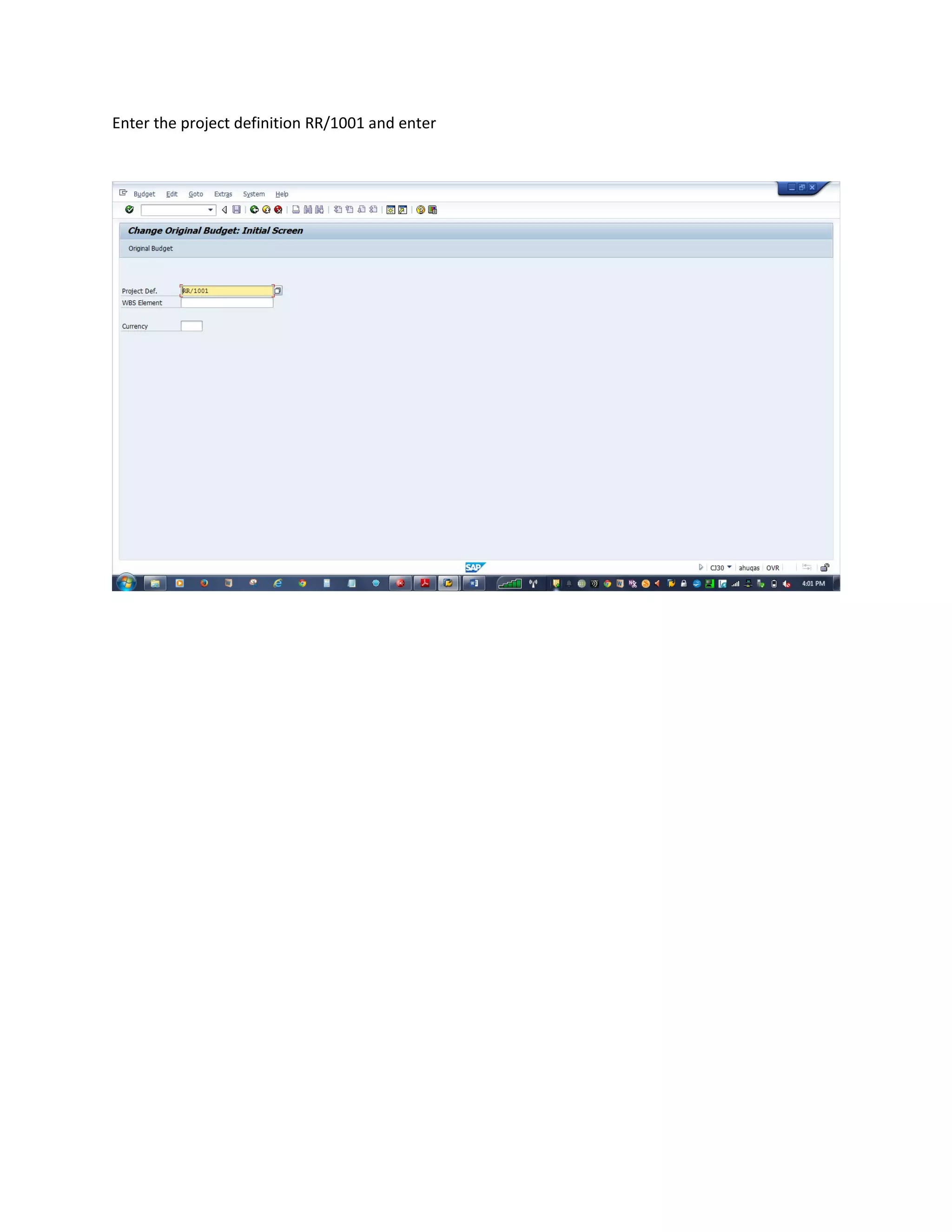 Budget upload process in SAP PS | DOC