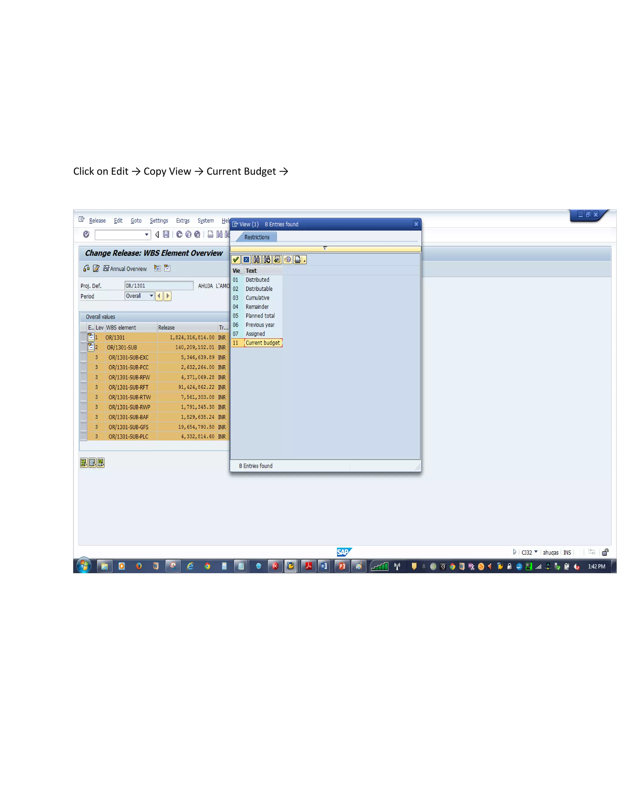 Budget upload process in SAP PS | DOC