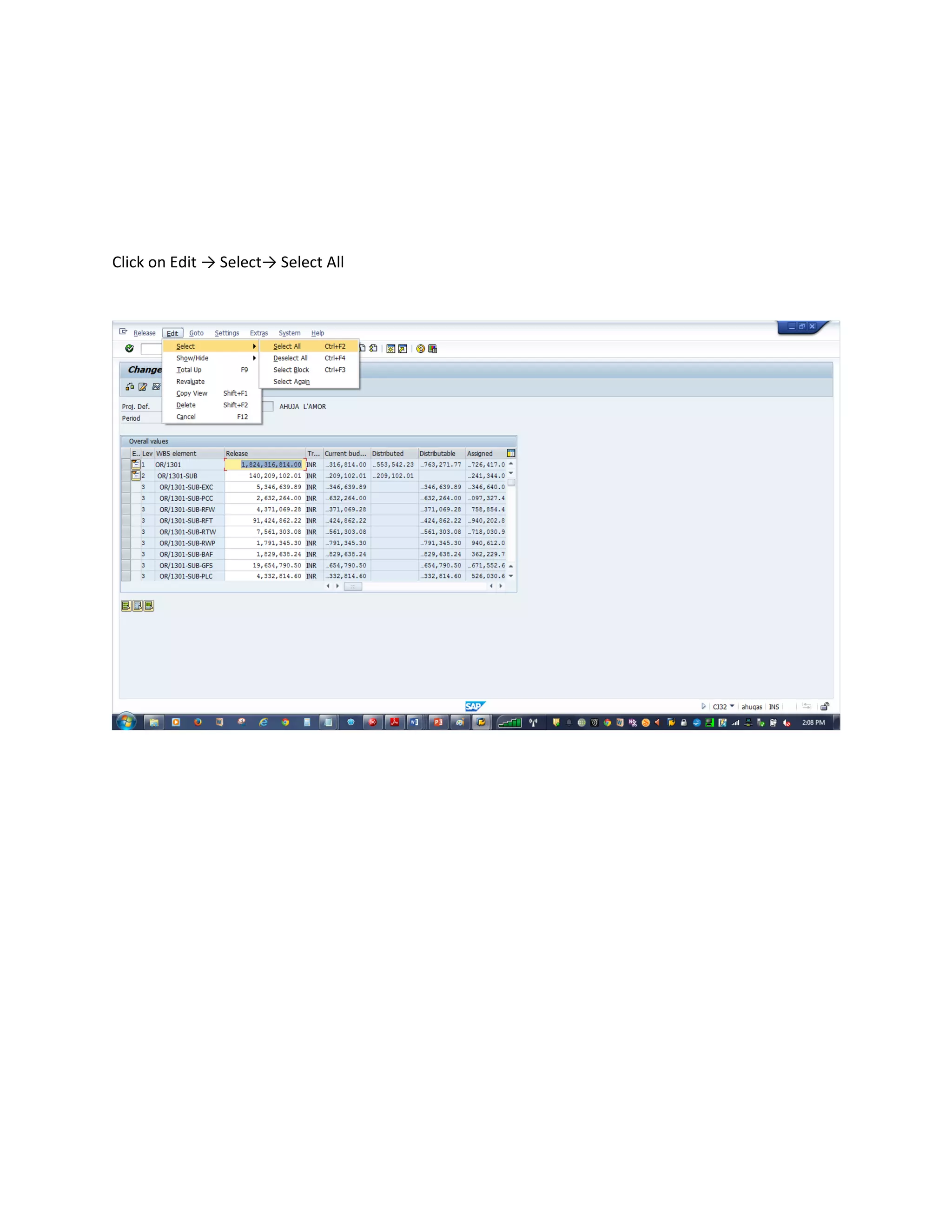 Budget upload process in SAP PS | DOC