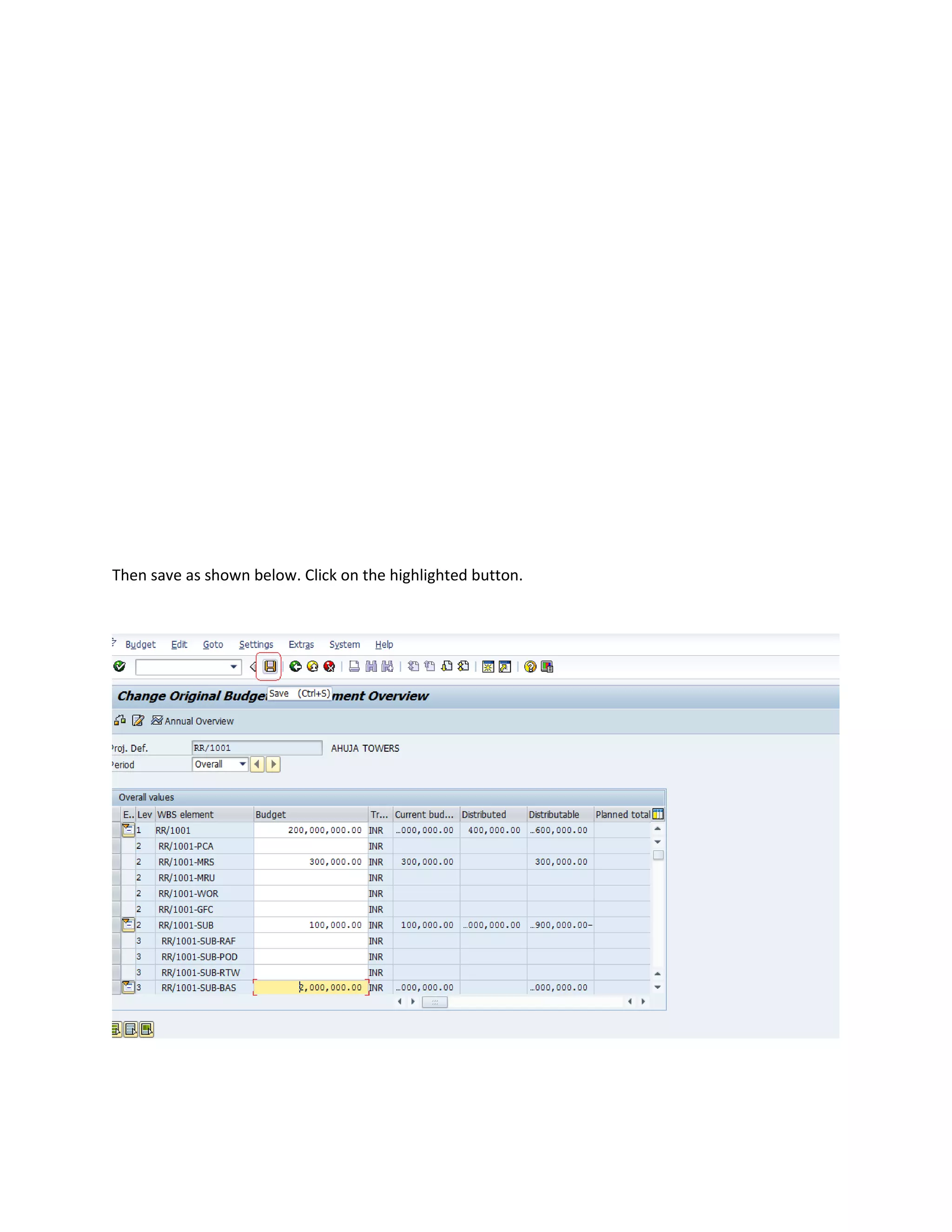Budget upload process in SAP PS | DOC