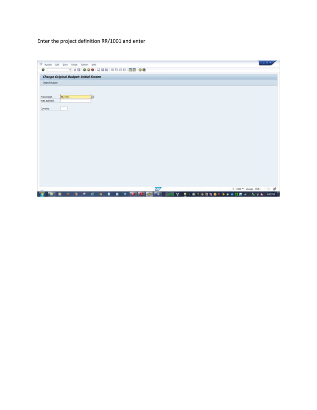 Budget upload process in SAP PS | DOC | Technology & Computing