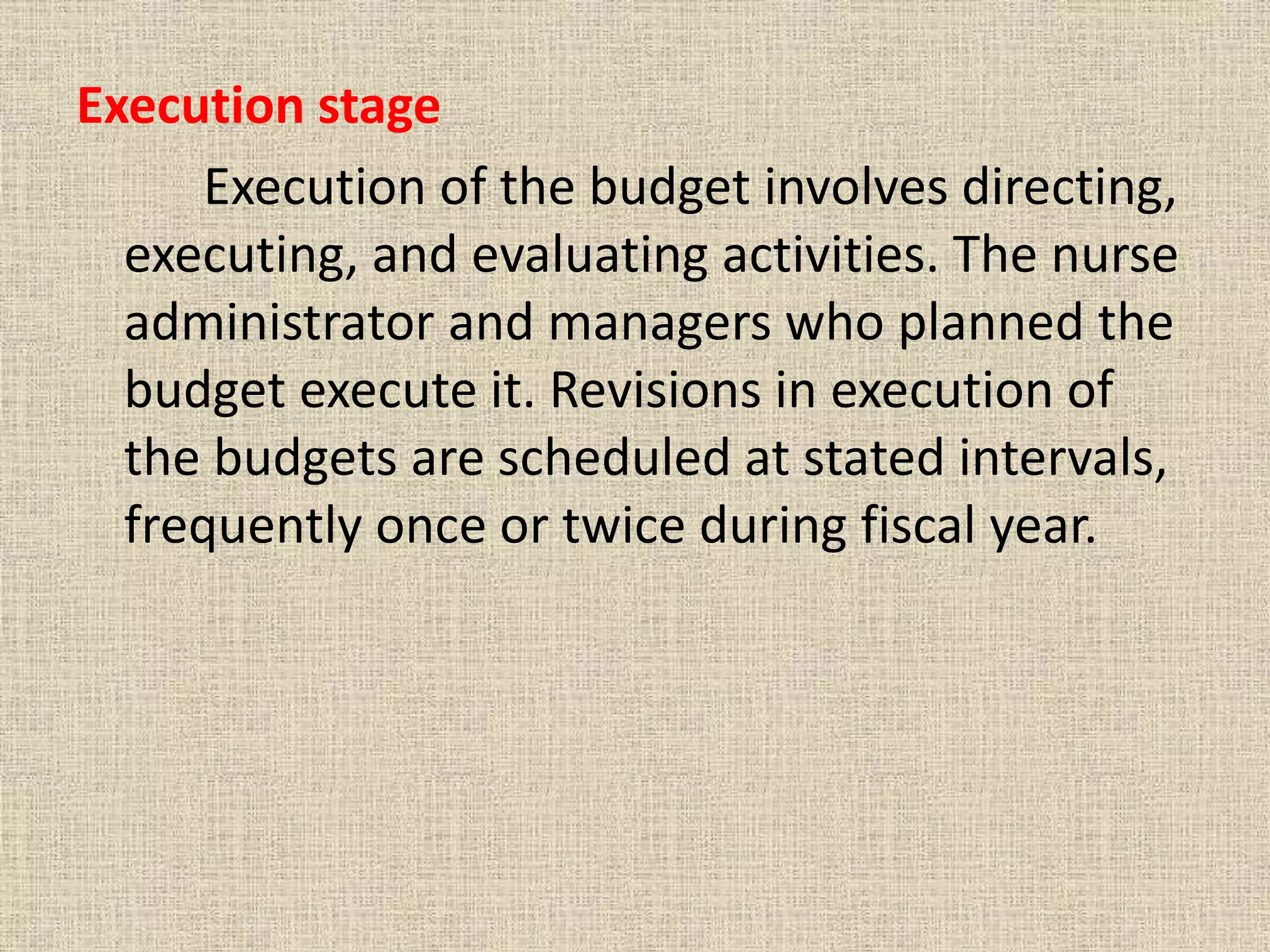 Budgeting in nursing | PPT