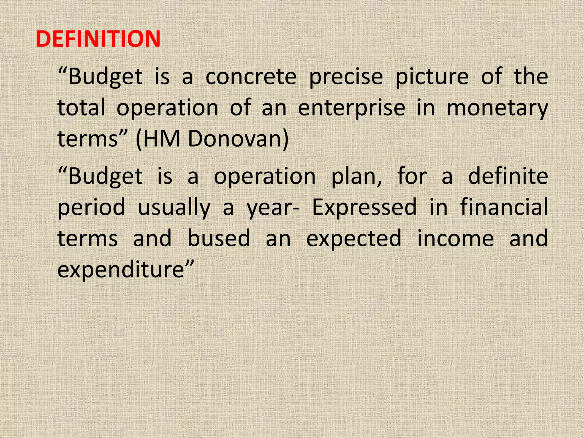 Budgeting in nursing | PPT