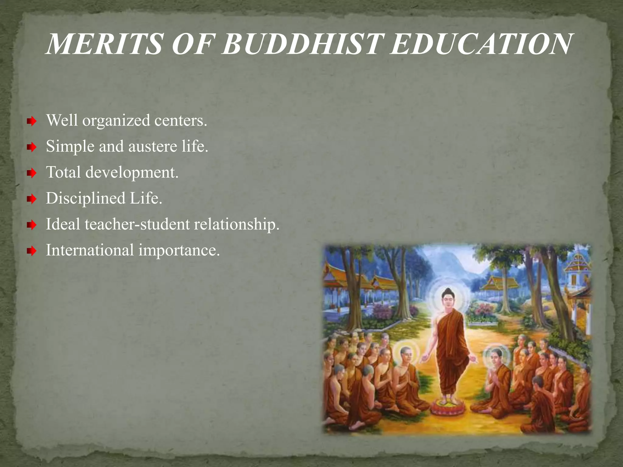 Budhhist period education ppt | PPTX
