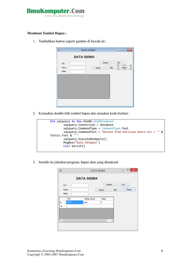 aplikasi-edit-simpan-hapus-cari-data-menggunakan-visual-basic-20101 | PDF