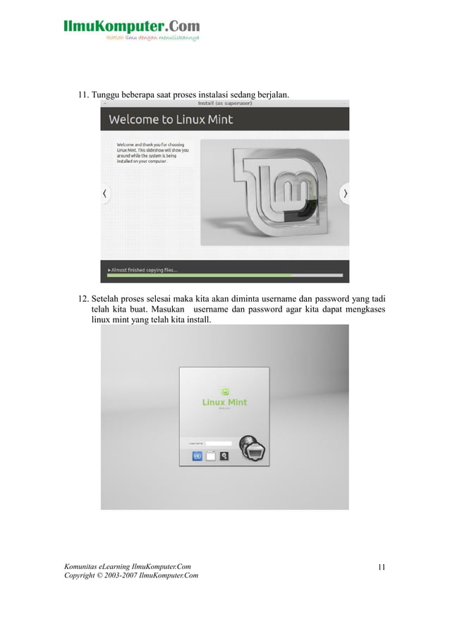 Budi step-by-step-menginstal-linux-mint | PDF