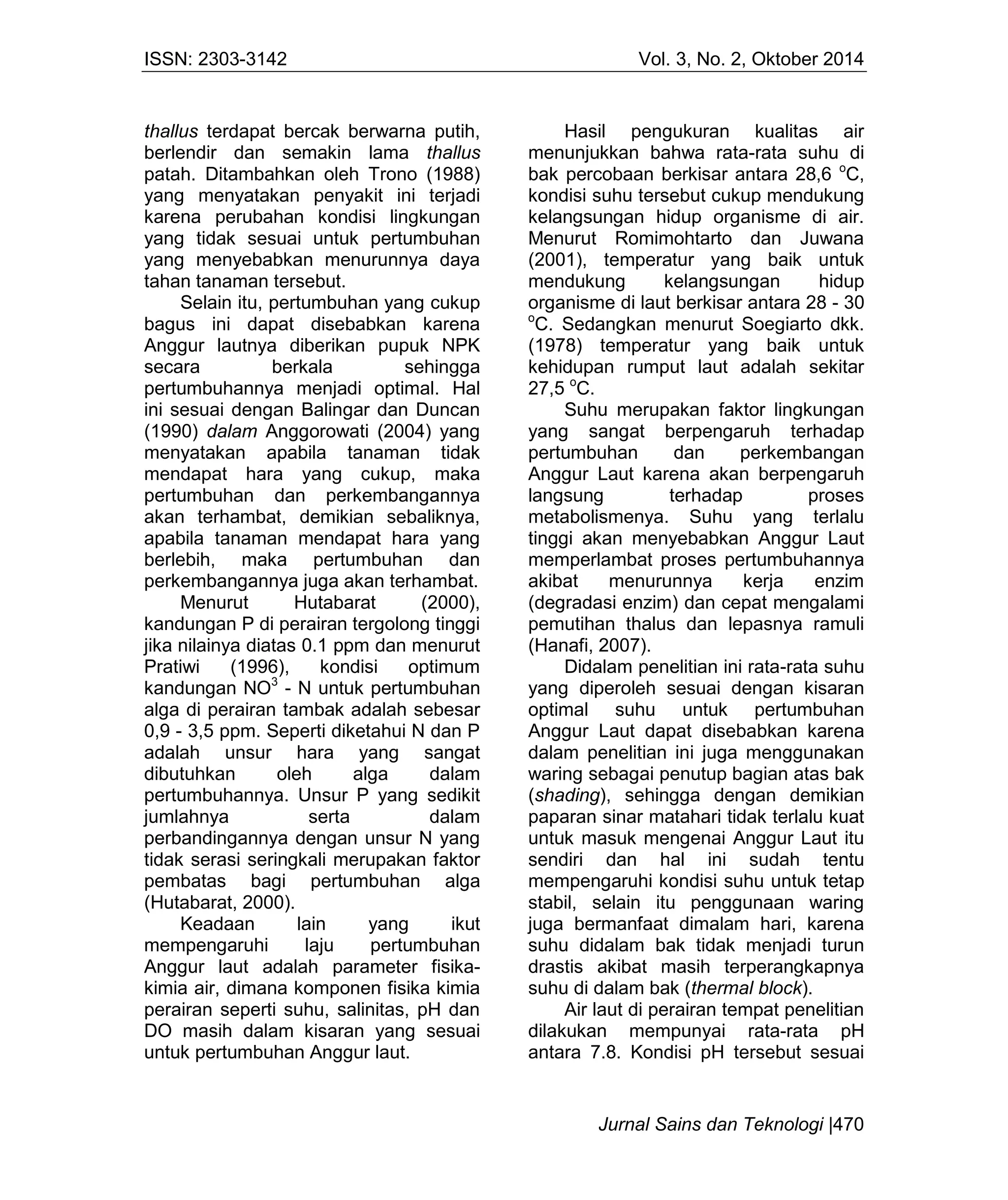 Budidaya anggur laut (Caulerpa Racemosa) - In Malay / Indonesian ...