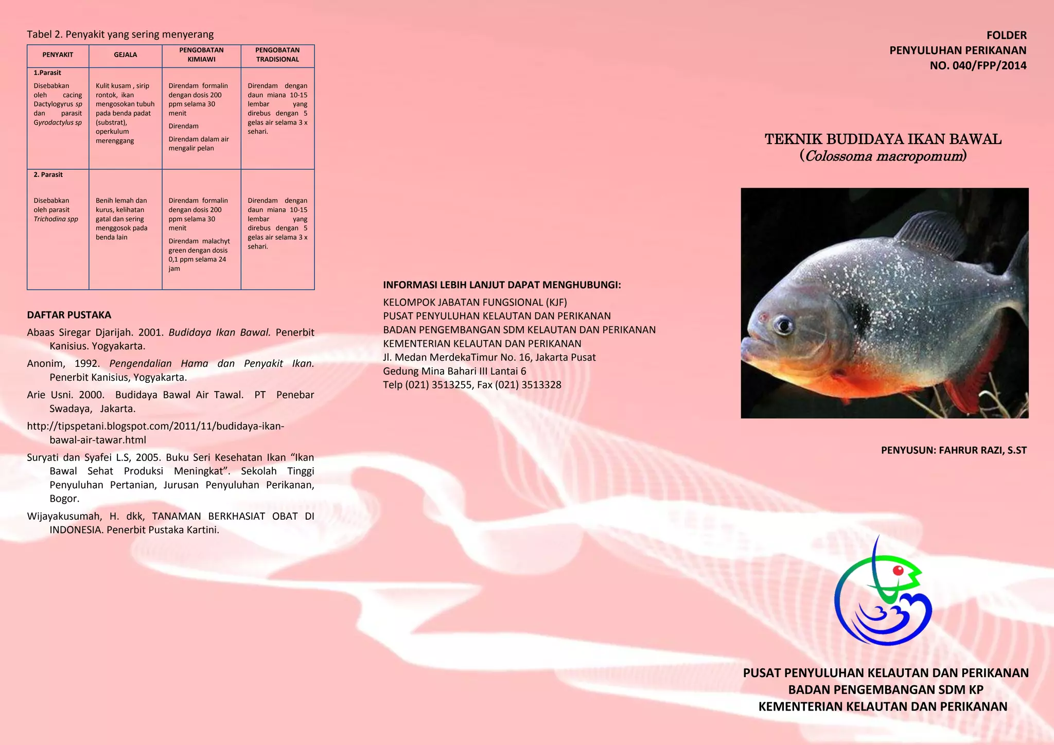 Budidaya Ikan bawal | PDF