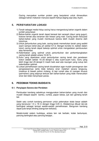 Budidaya cacing tanah | PDF