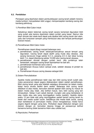 Budidaya cacing tanah | PDF