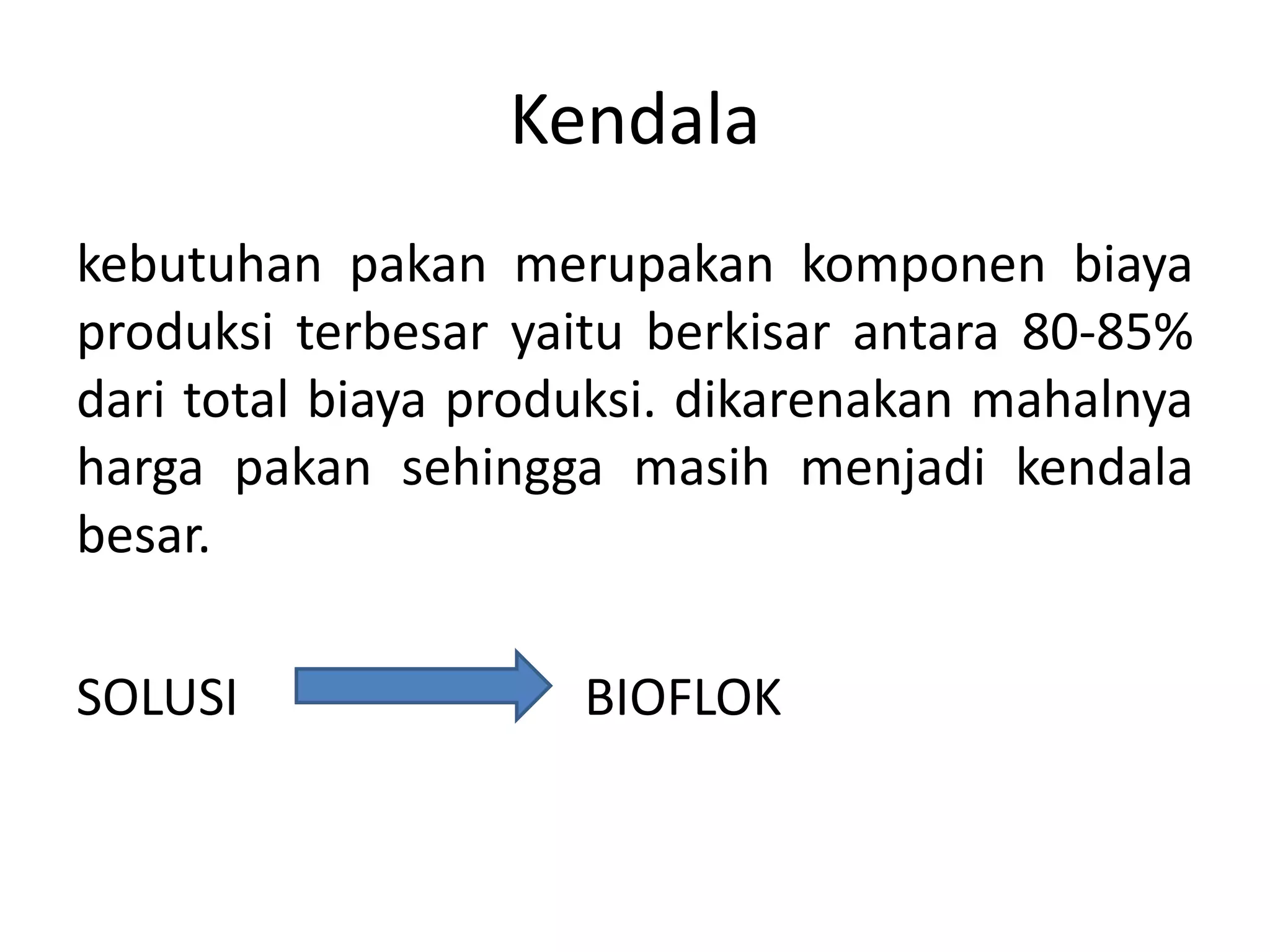 Budidaya ikan air tawar dengan bio flok | PPTX
