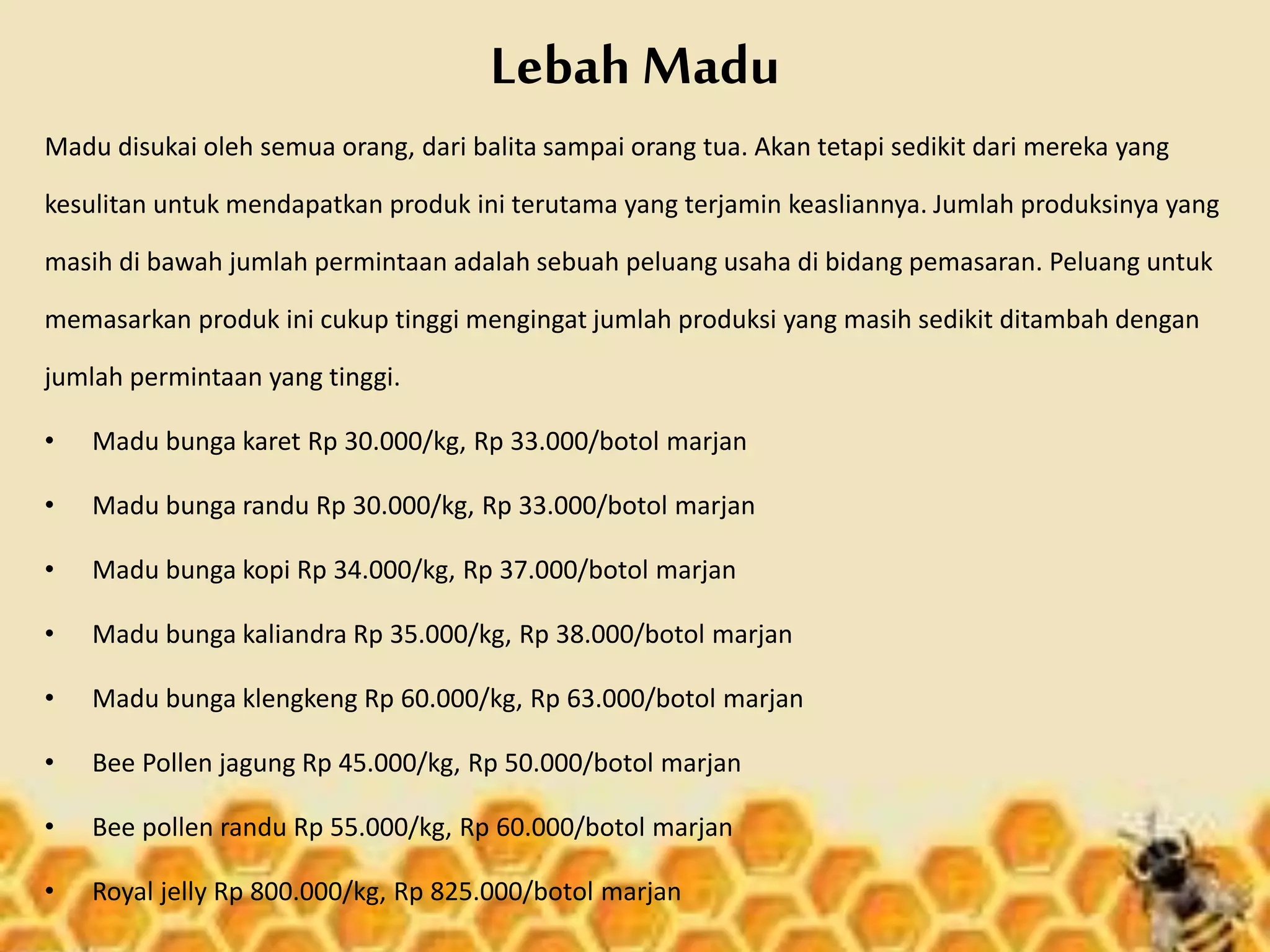 Budidaya Lebah Madu | PPTX