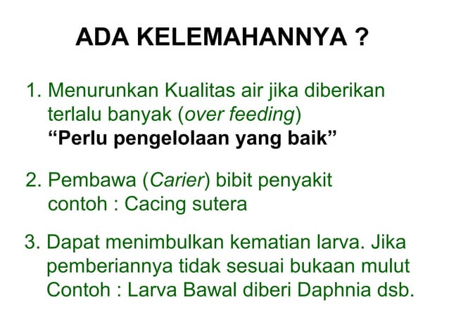 Budidaya pakan alami | PPT