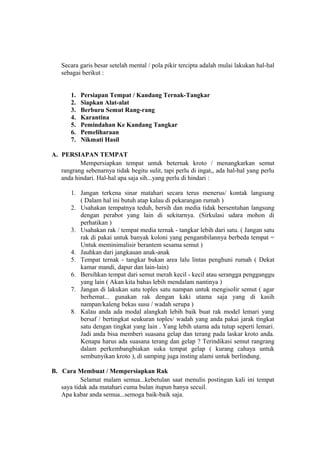 Budidaya semut rang | DOC