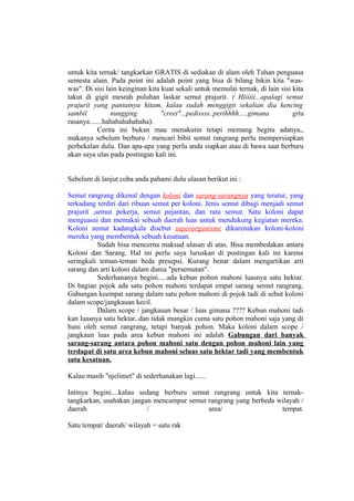 Budidaya semut rang | DOC