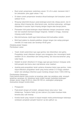 Budidaya tanaman jahe | DOCX