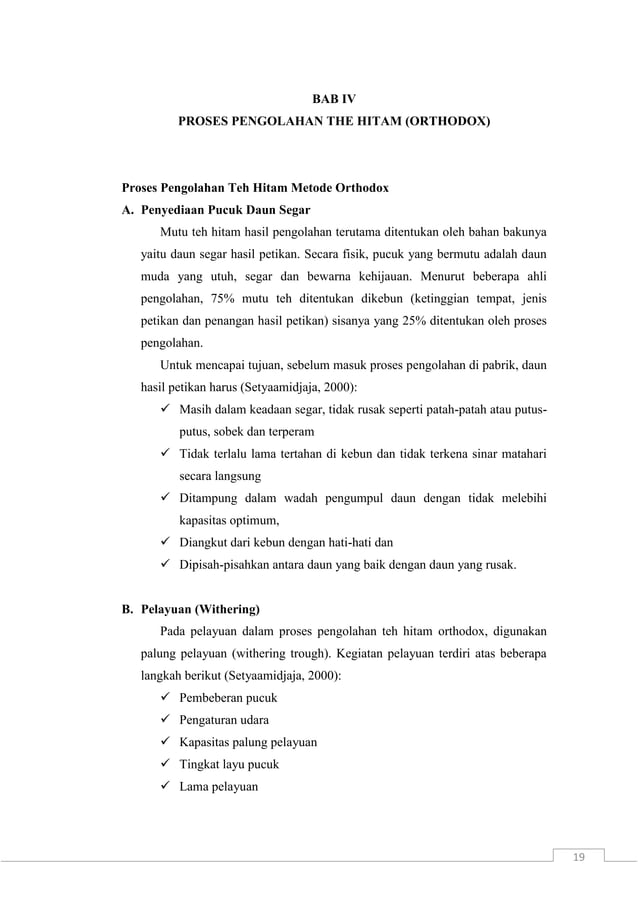 Prakerin Budidaya teh Hitam Orthodox | PDF