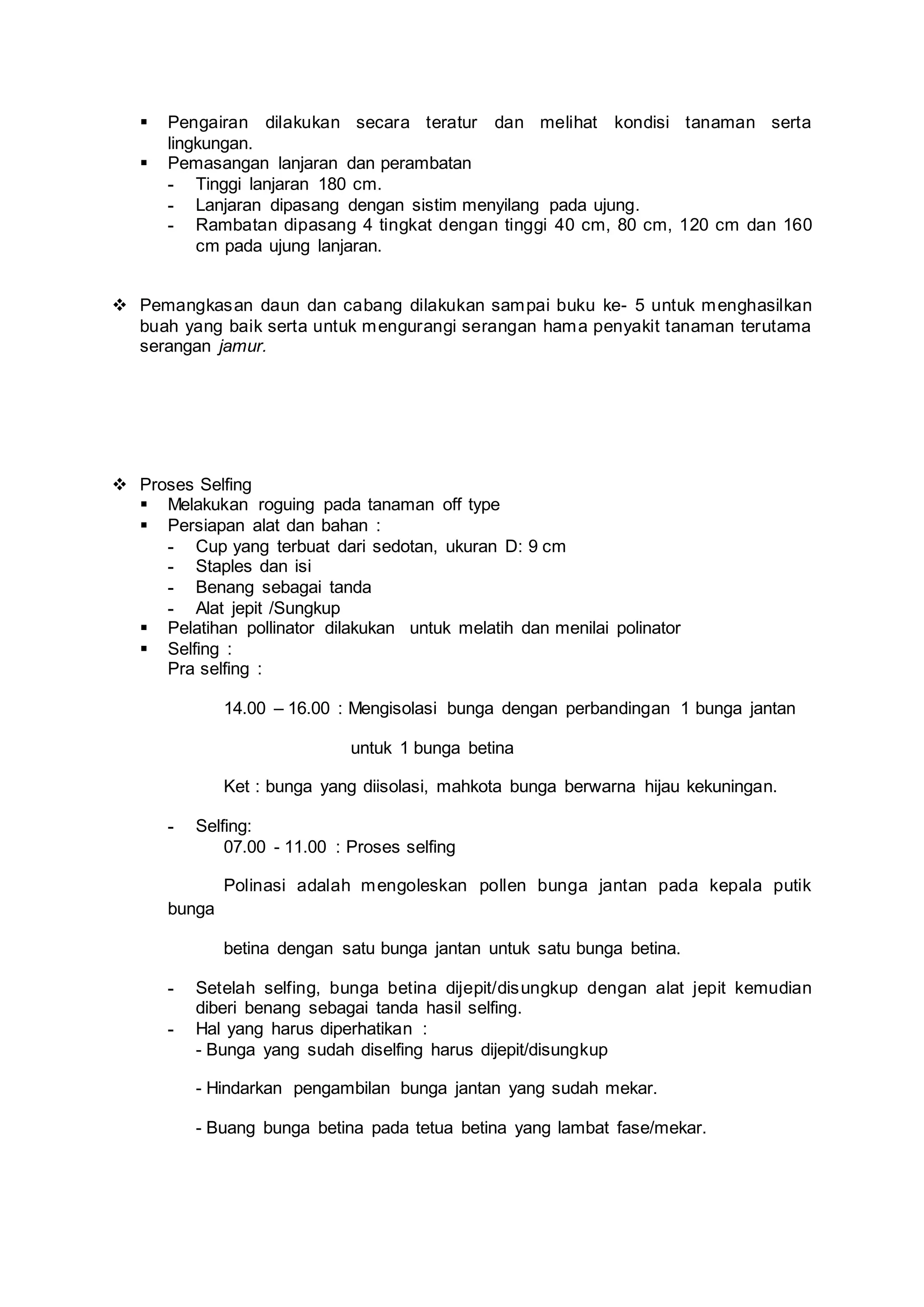 Budidaya timun, paria dan melon | DOCX