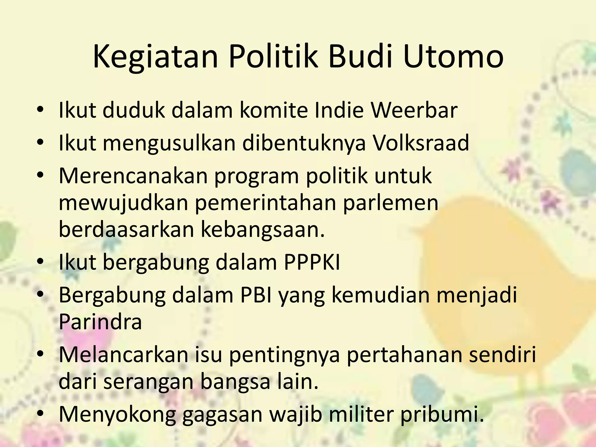 Budi utomo | PPTX