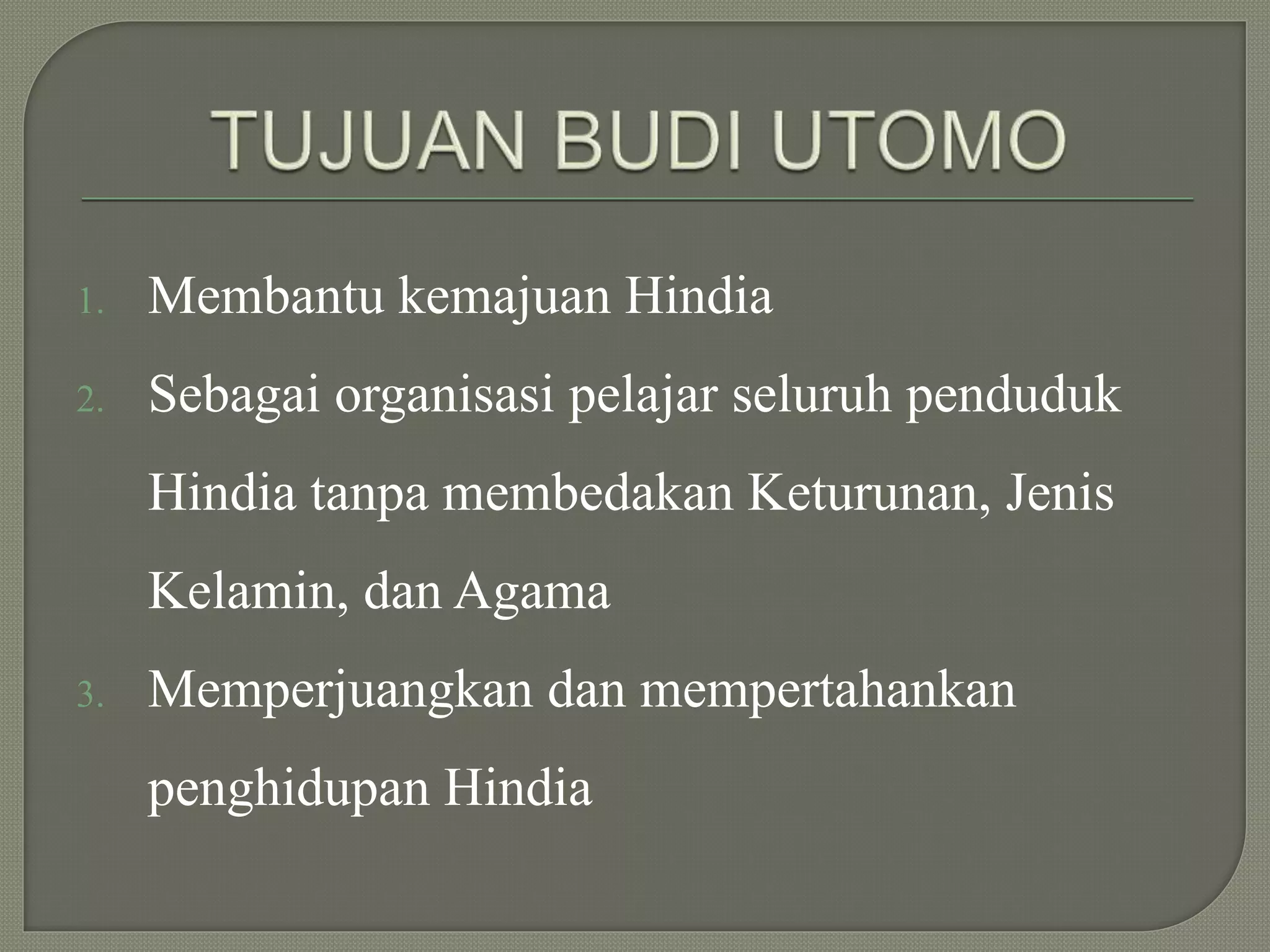 Organisasi Budi utomo | PPTX