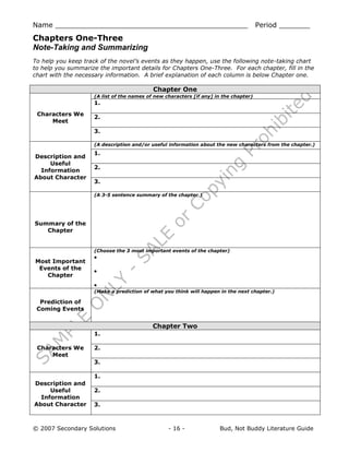 Bud not buddy_chap1_6 | PDF