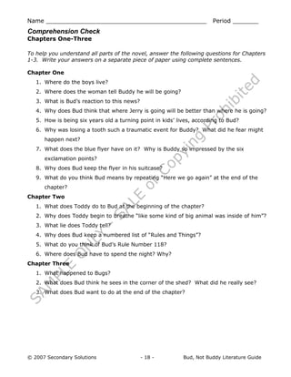 Bud not buddy_chap1_6 | PDF