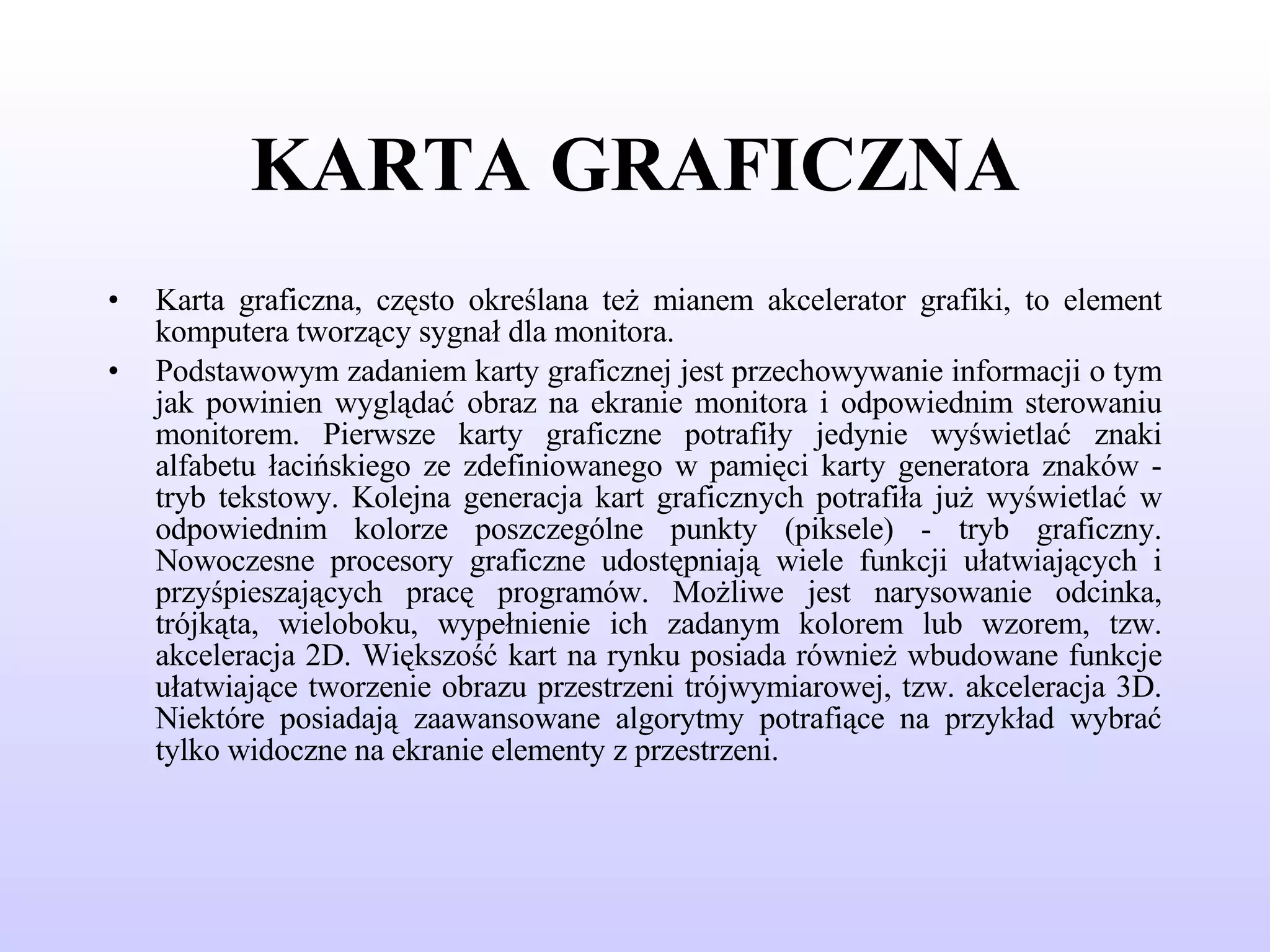 Budowa Komputera | PPT