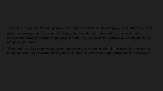 Budowa i funkcja neurnów | PDF