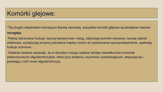 Budowa i funkcja neurnów | PDF