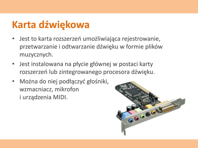 Budowa komputera | PPTX | Data Storage and Warehousing | Computing