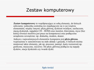 Budowa komputera | PPT