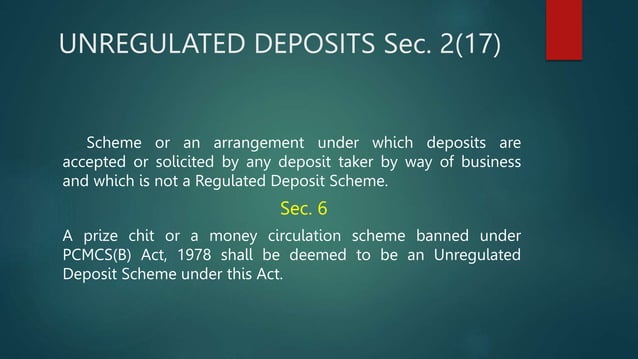 Banning of Unregulated Deposit Schemes Act, 2019 with connected Rules ...