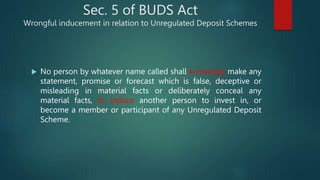Banning of Unregulated Deposit Schemes Act, 2019 with connected Rules ...